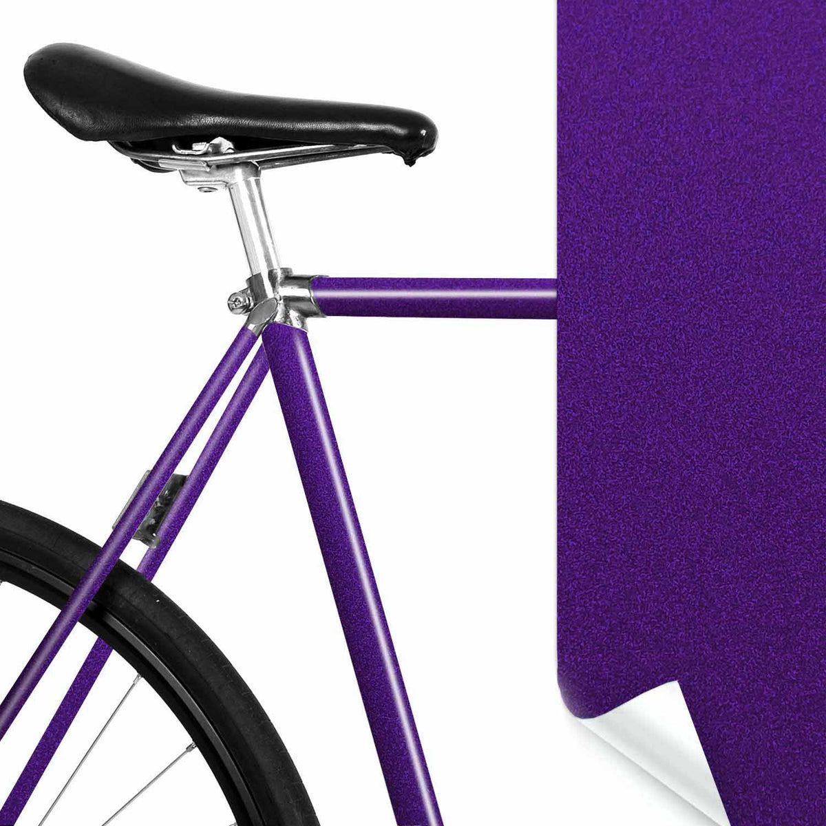 Violette Lila Metallic Rahmenschutzfolie | MOOXIBIKE